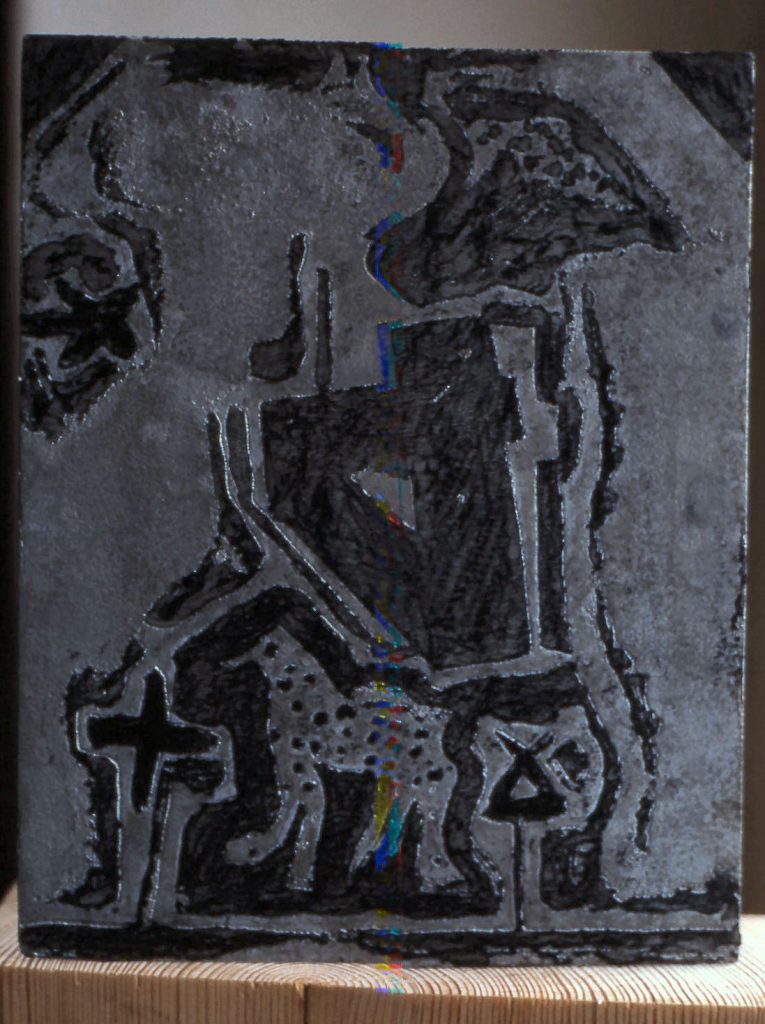 276 Zinc Relief Drawing with ‘4’, 1980 | Daniel Quall King